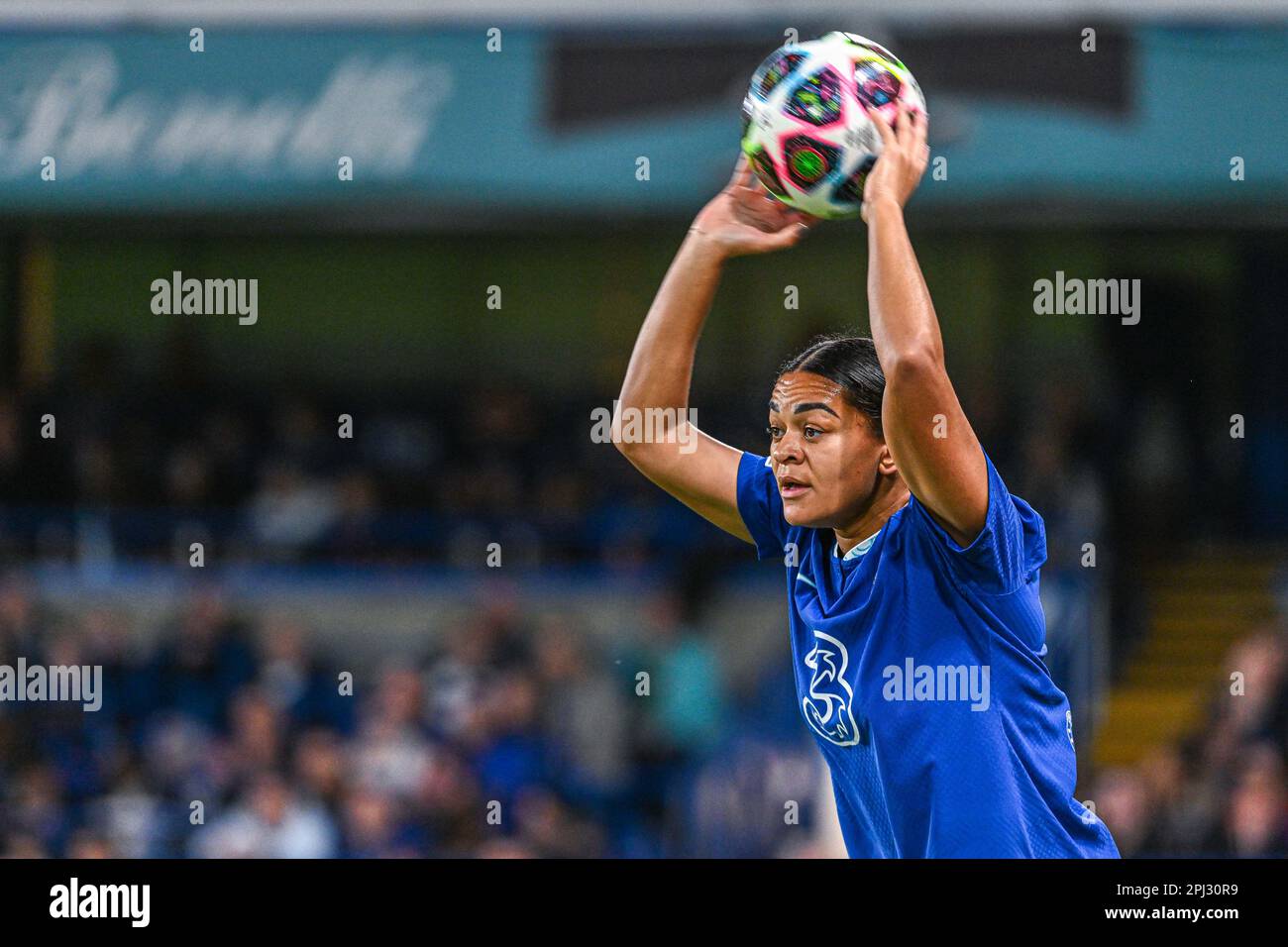 Samantha Kerr (20) of Chelsea pictured during a female soccer game ...