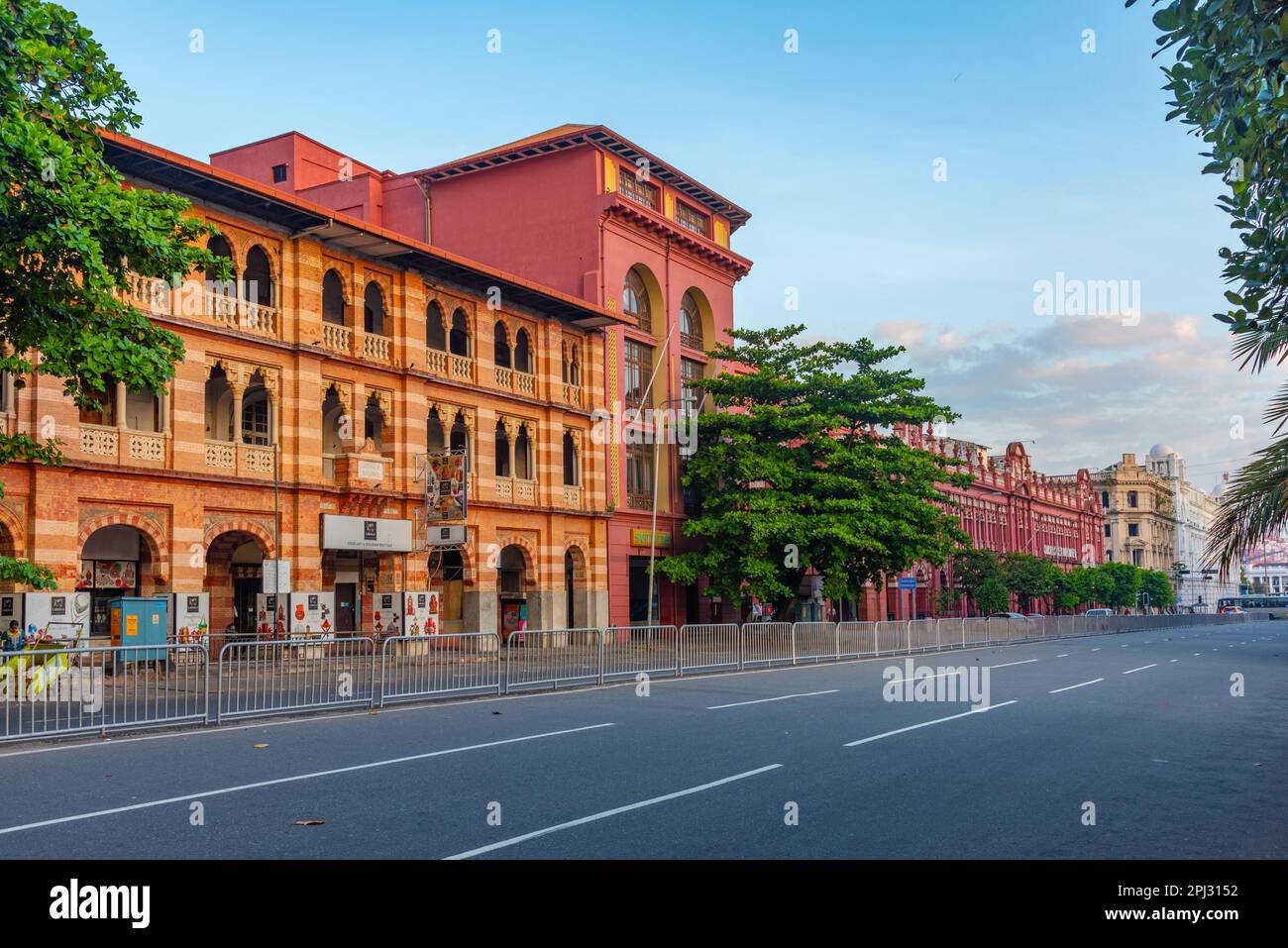 Colombo, Sri Lanka, January 19, 2022: Colonial buildings in the old ...