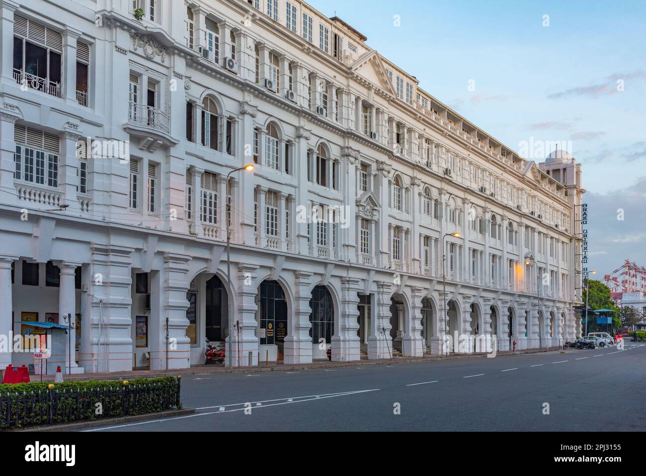 Colombo, Sri Lanka, January 19, 2022: Colonial buildings in the old ...