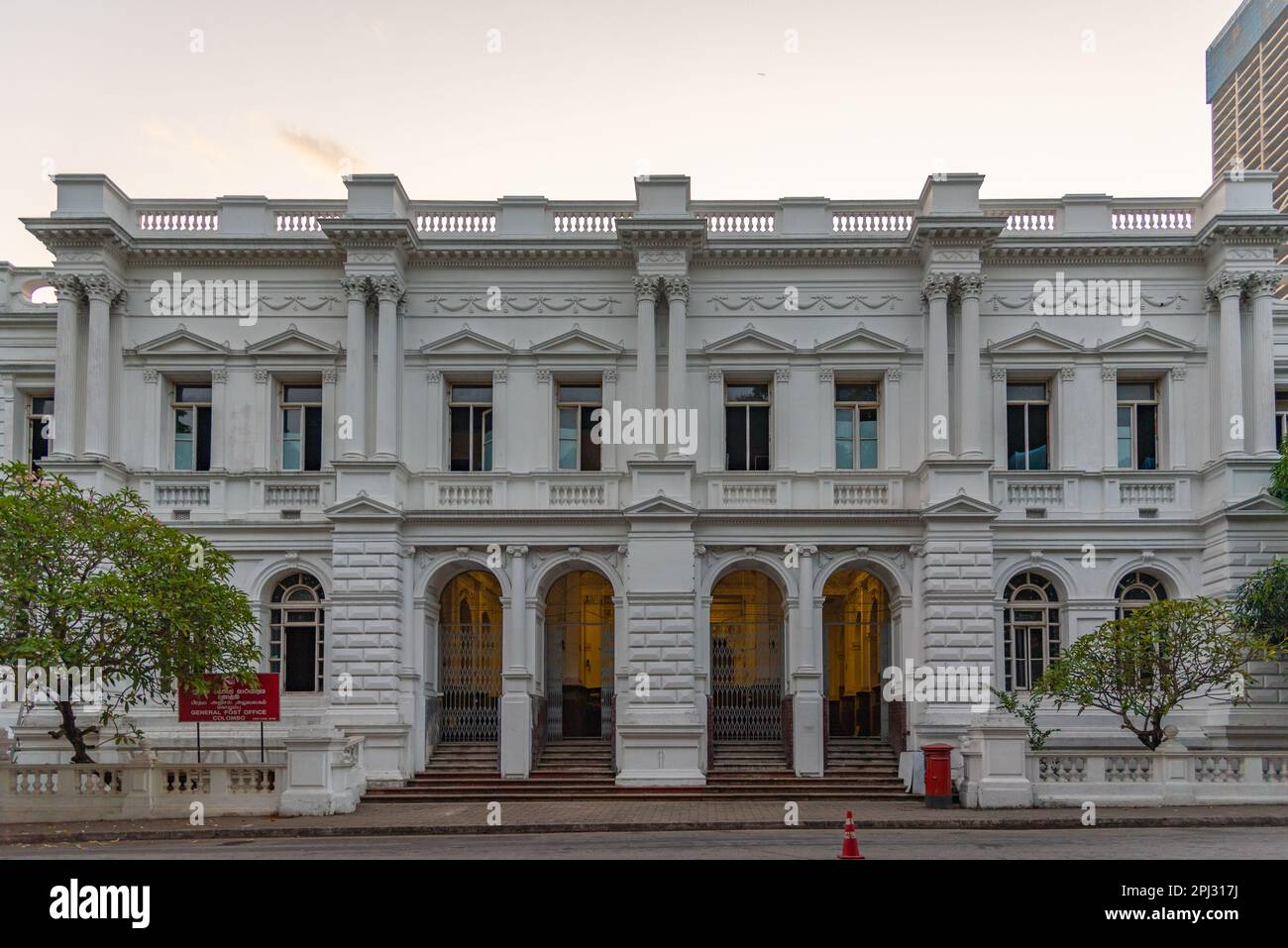 Colombo, Sri Lanka, January 19, 2022: General post office building in ...