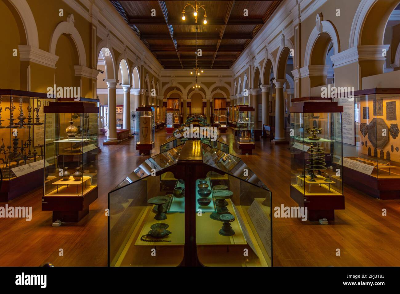 Colombo, Sri Lanka, January 18, 2022: Interior of the Colombo national ...