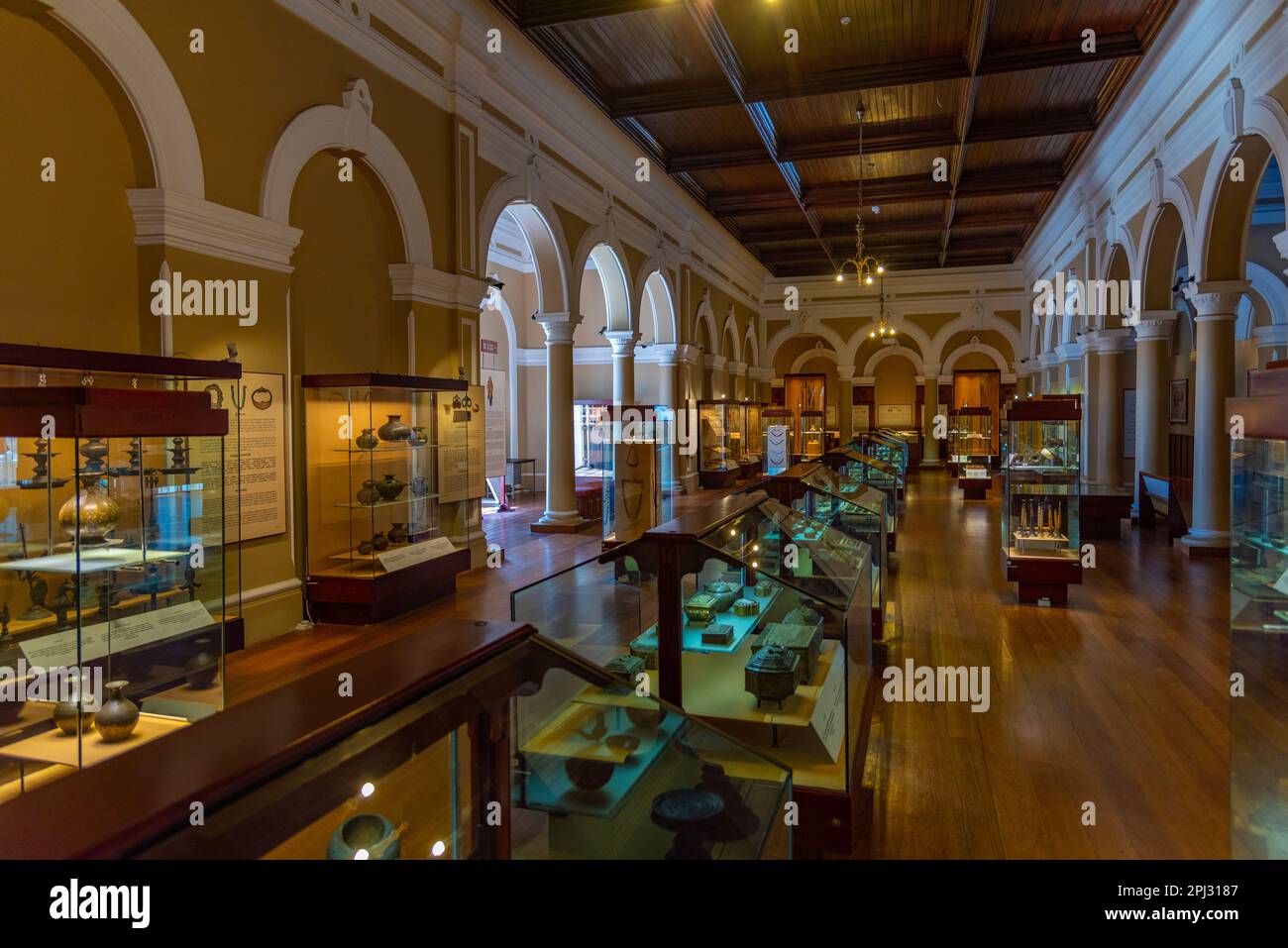 Colombo, Sri Lanka, January 18, 2022: Interior of the Colombo national ...