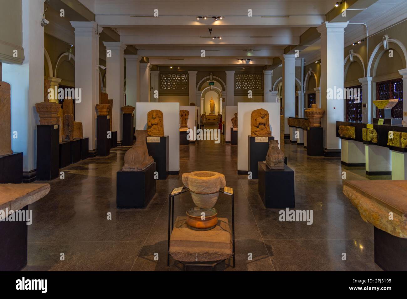 Colombo, Sri Lanka, January 18, 2022: Interior of the Colombo national ...