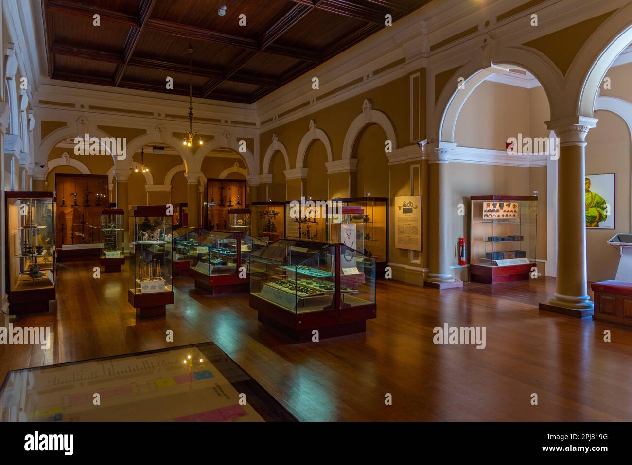 Colombo, Sri Lanka, January 18, 2022: Interior of the Colombo national ...