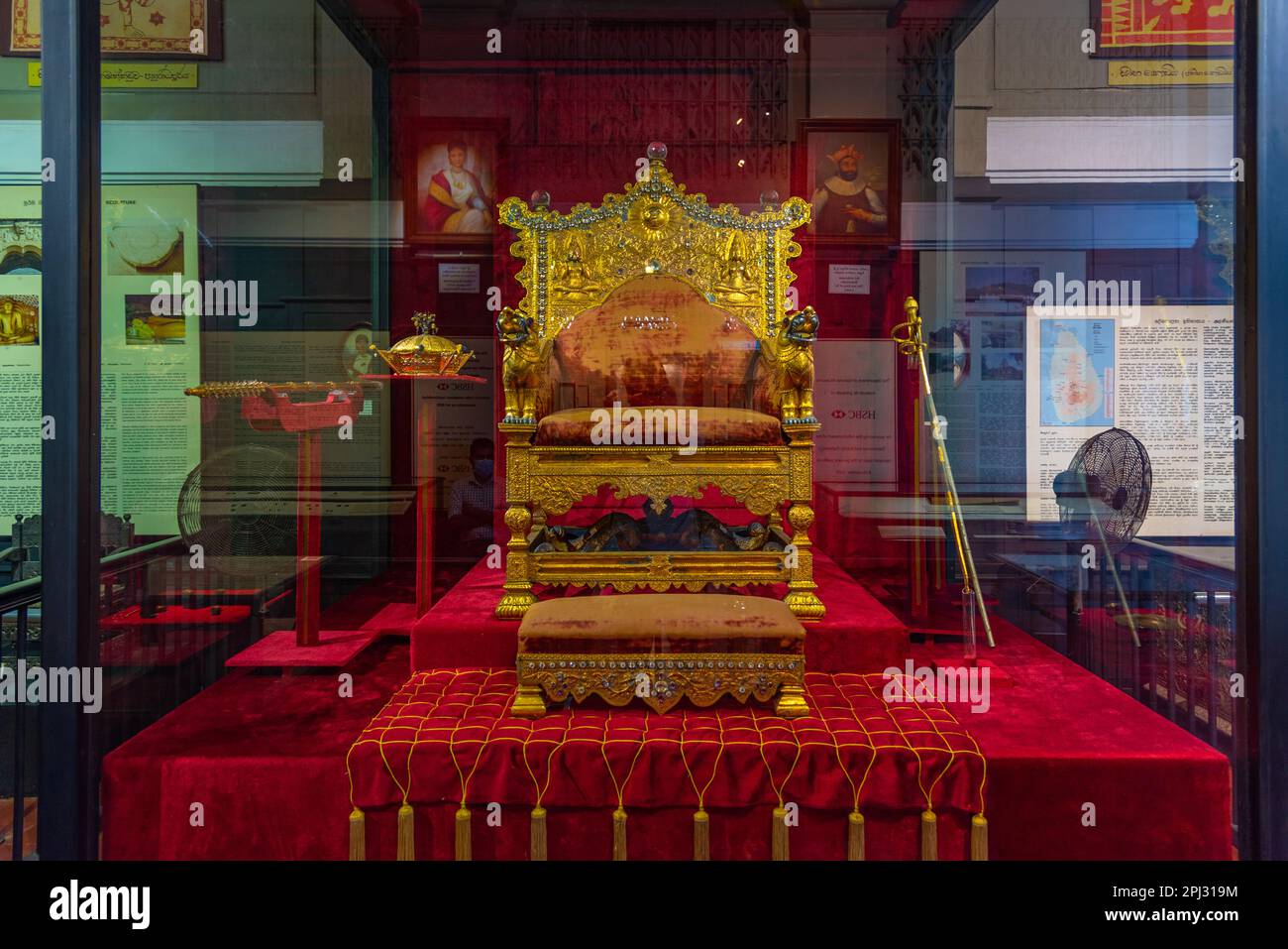 Colombo, Sri Lanka, January 18, 2022: Interior of the Colombo national ...