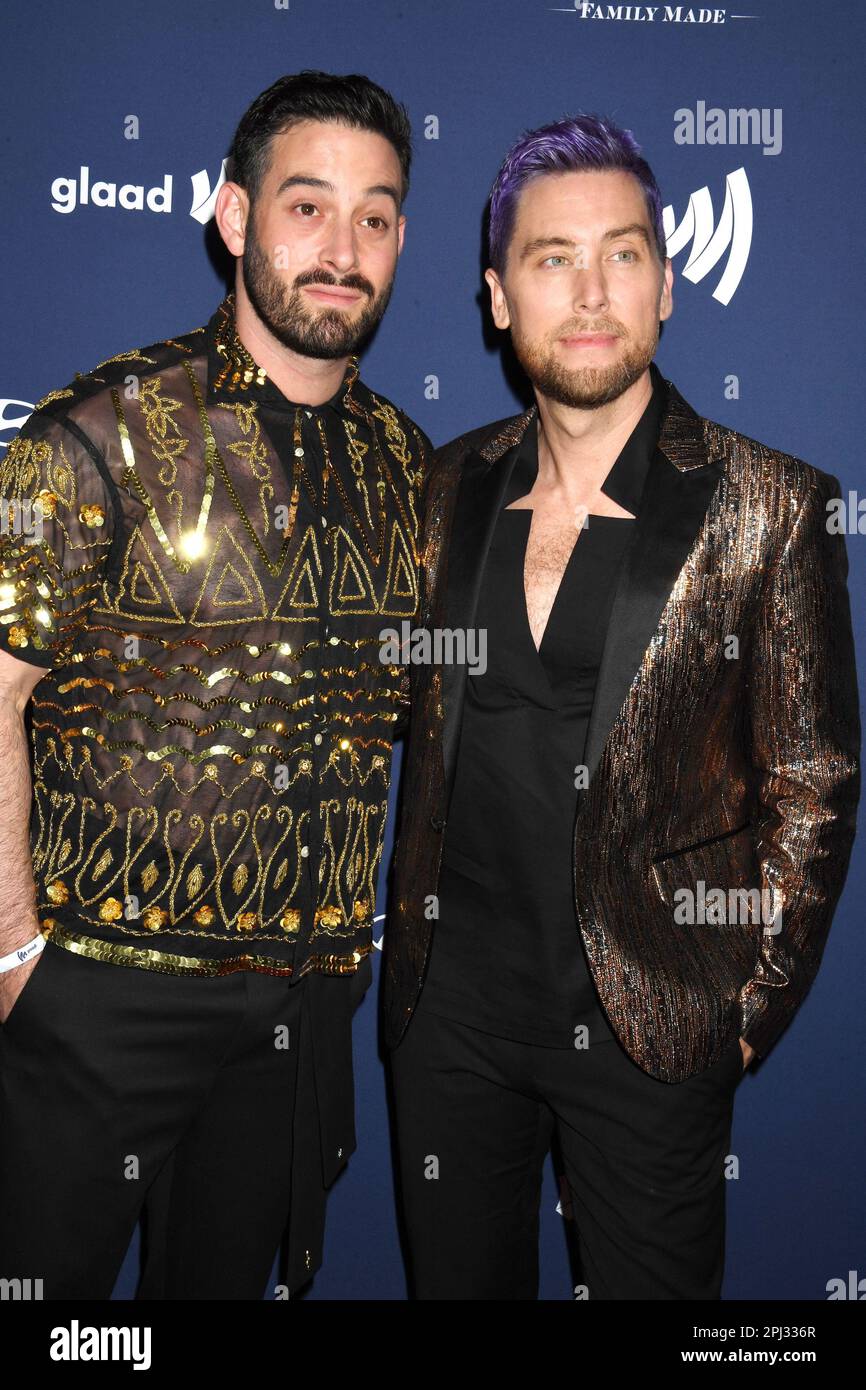 Beverly Hills, Ca. 30th Mar, 2023. Michael Turchin and Lance Bass at ...