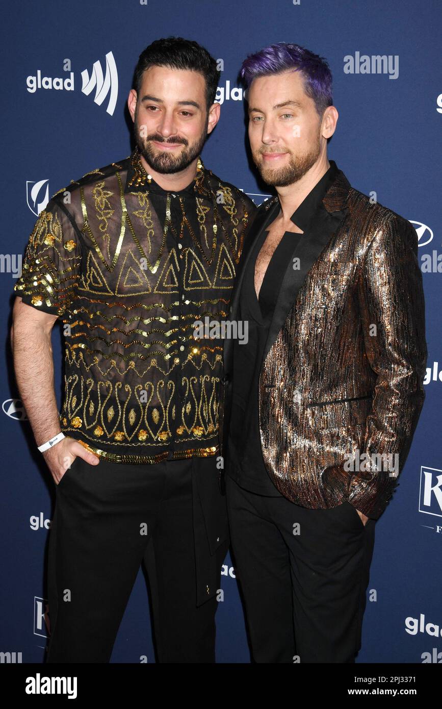 Beverly Hills, Ca. 30th Mar, 2023. Michael Turchin and Lance Bass at ...
