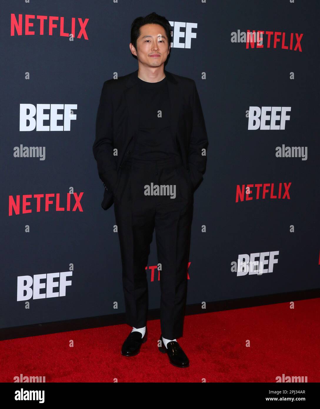Hollywood, USA. 30th Mar, 2023. Steven Yeun arrives at The Los Angeles ...