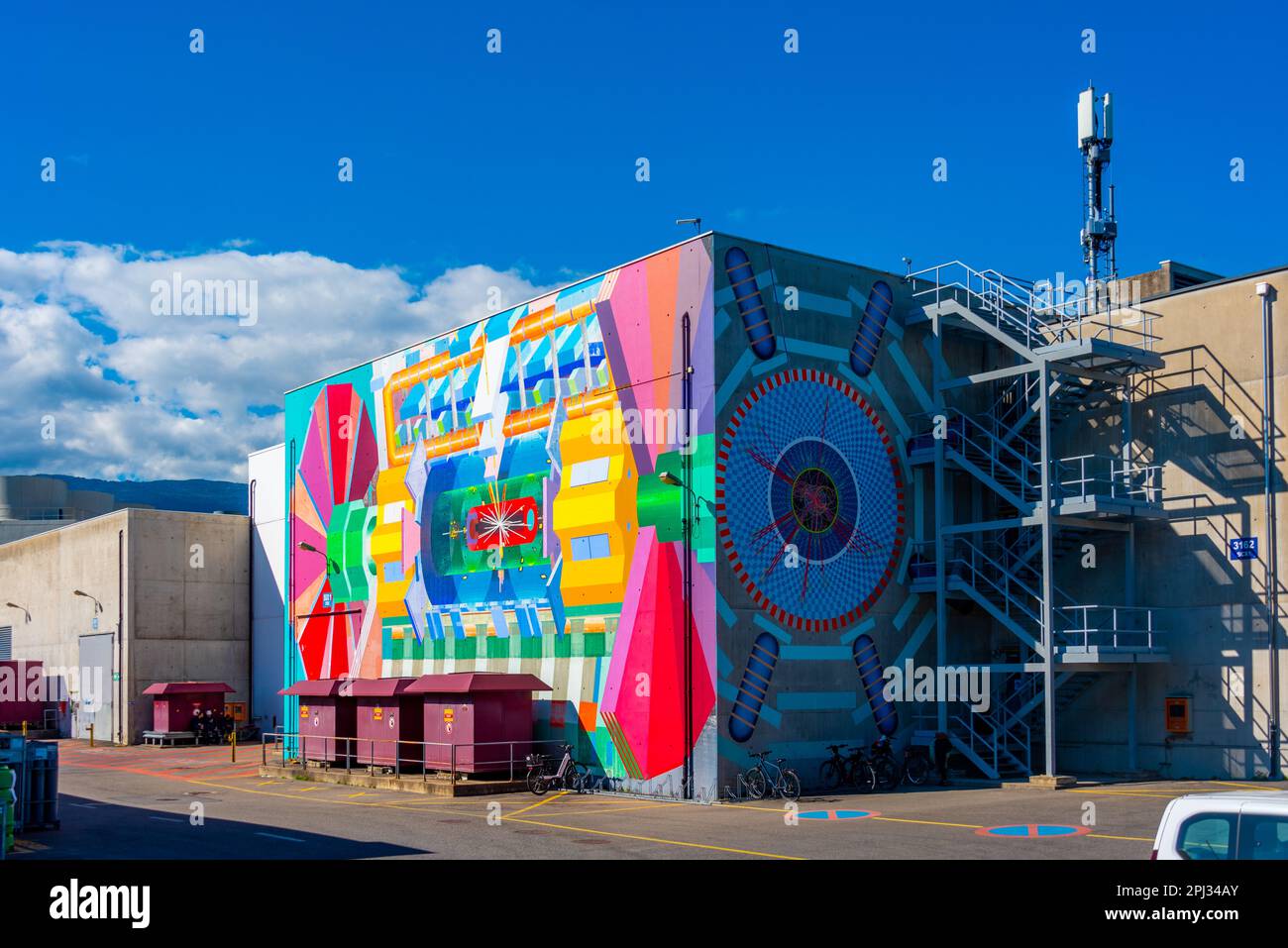 Geneva, Switzerland, September 19, 2022: Atlas building at CERN in ...
