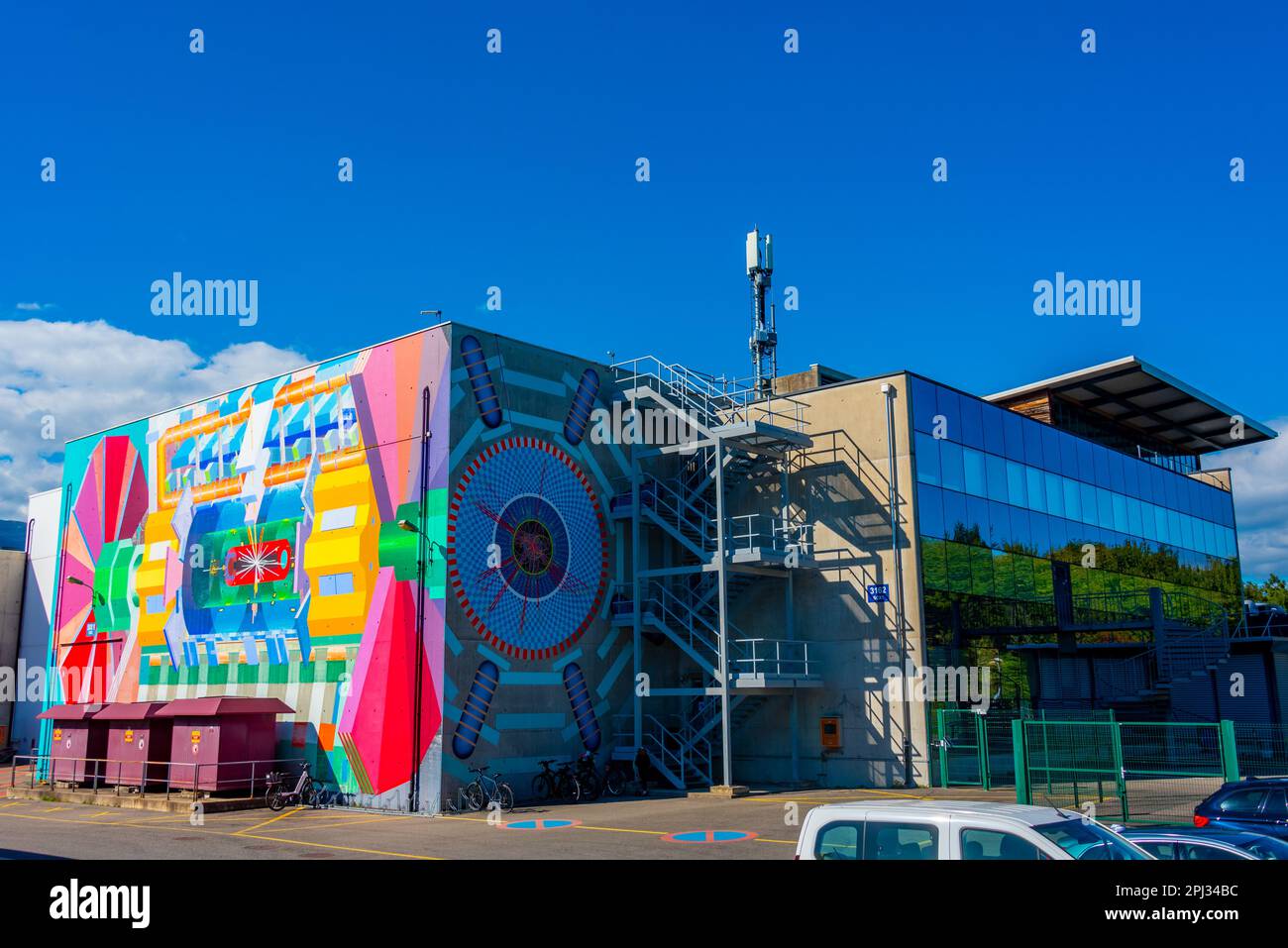 Geneva, Switzerland, September 19, 2022: Atlas building at CERN in ...