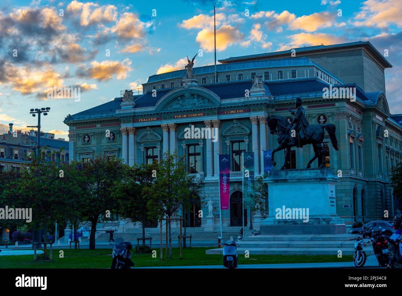 Geneva, Switzerland, September 19, 2022: People are walking during ...