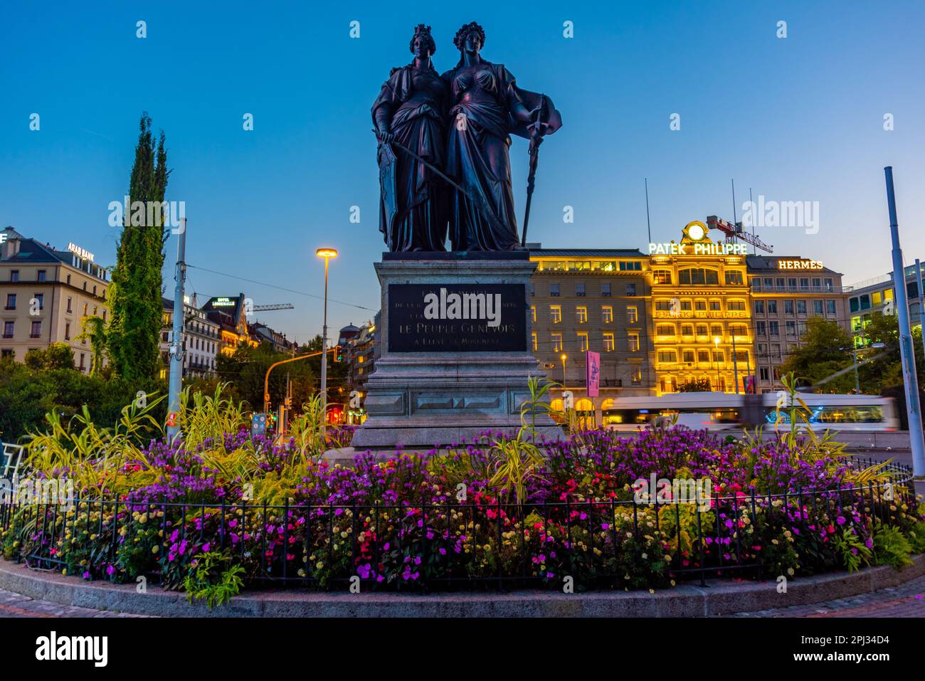 Geneva, Switzerland, September 19, 2022: Monument National at Swiss ...