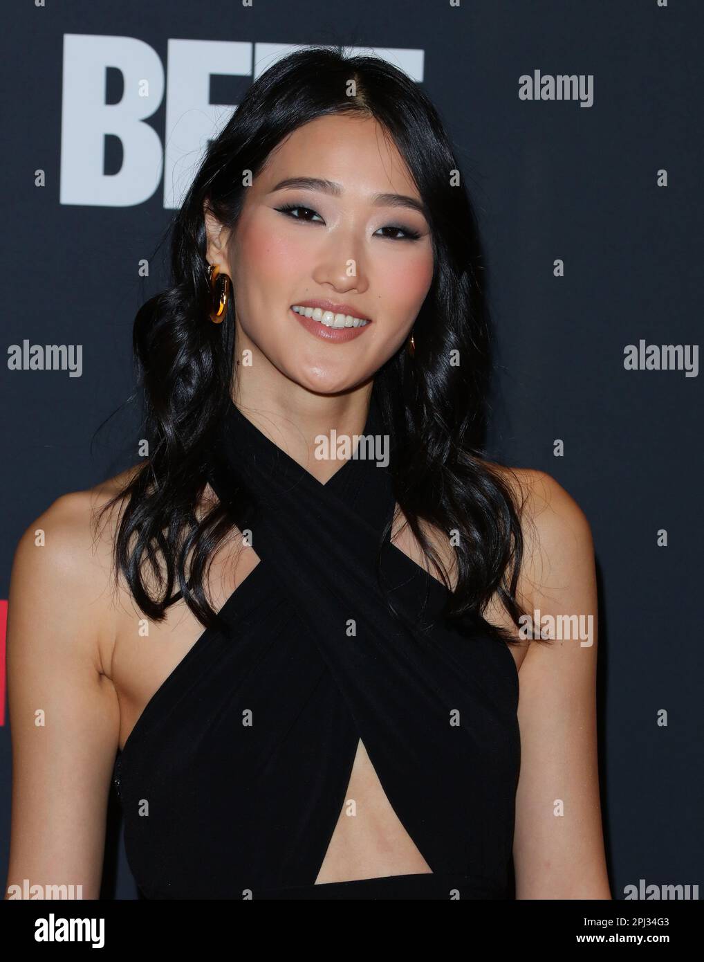 Hollywood, USA. 30th Mar, 2023. Andie Ju arrives at The Los Angeles Premiere of BEEF held at The ...