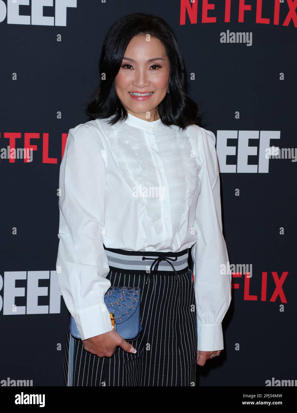 Hollywood, USA. 30th Mar, 2023. Hong Dao arrives at The Los Angeles Premiere of BEEF held at The ...