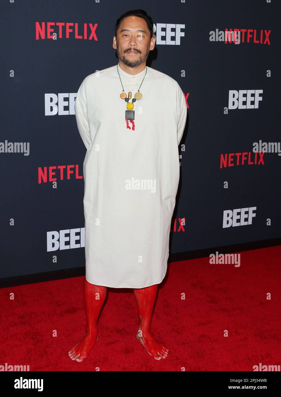 Hollywood, USA. 30th Mar, 2023. David Choe arrives at The Los Angeles Premiere of BEEF held at ...