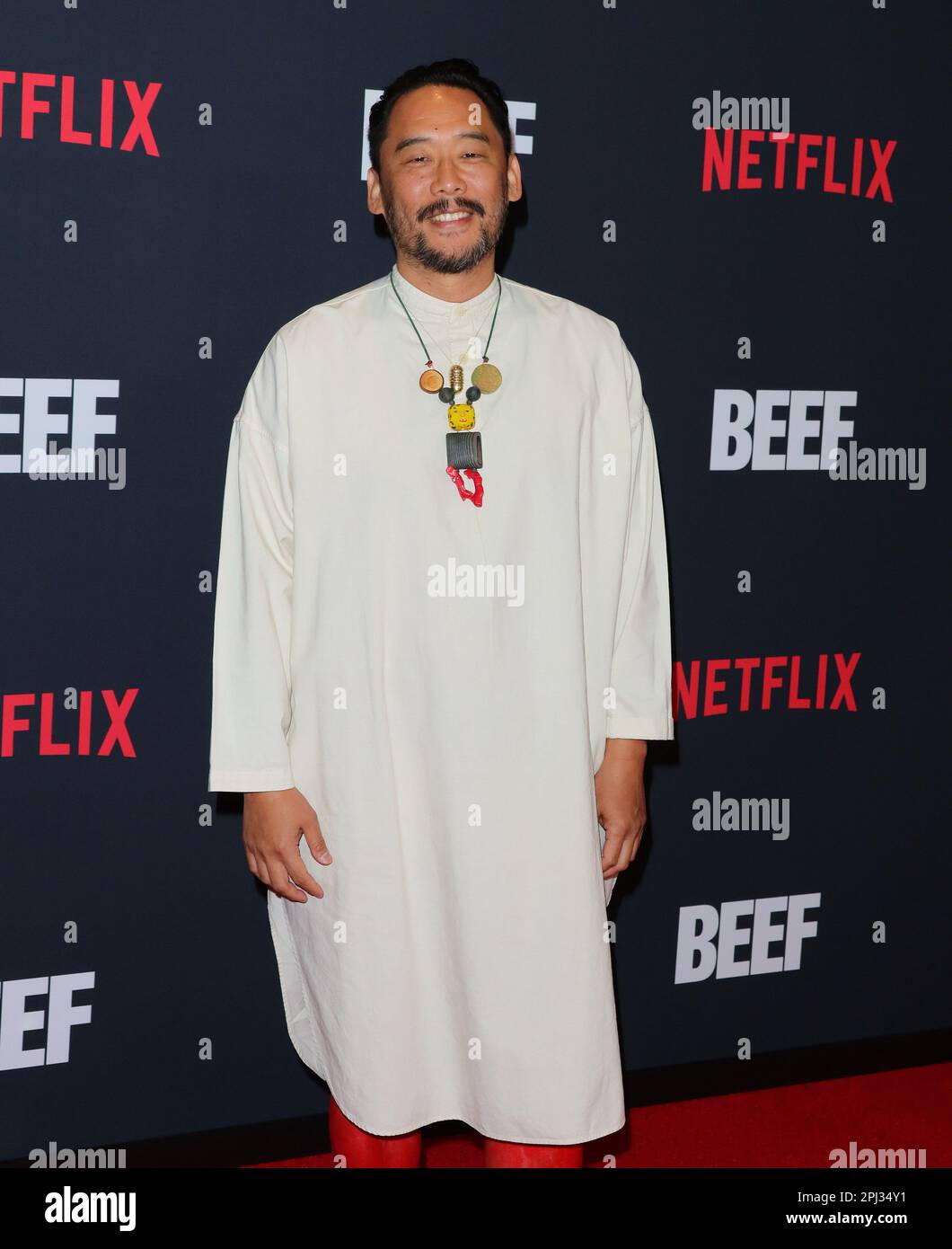 Hollywood, USA. 30th Mar, 2023. David Choe arrives at The Los Angeles Premiere of BEEF held at ...