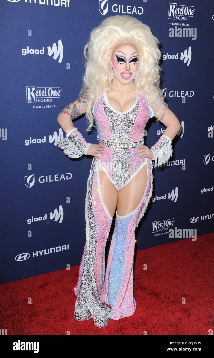 Beverly Hills, CA. 30th Mar, 2023. Brigitte Bandit at arrivals for 34th Annual GLAAD Media ...