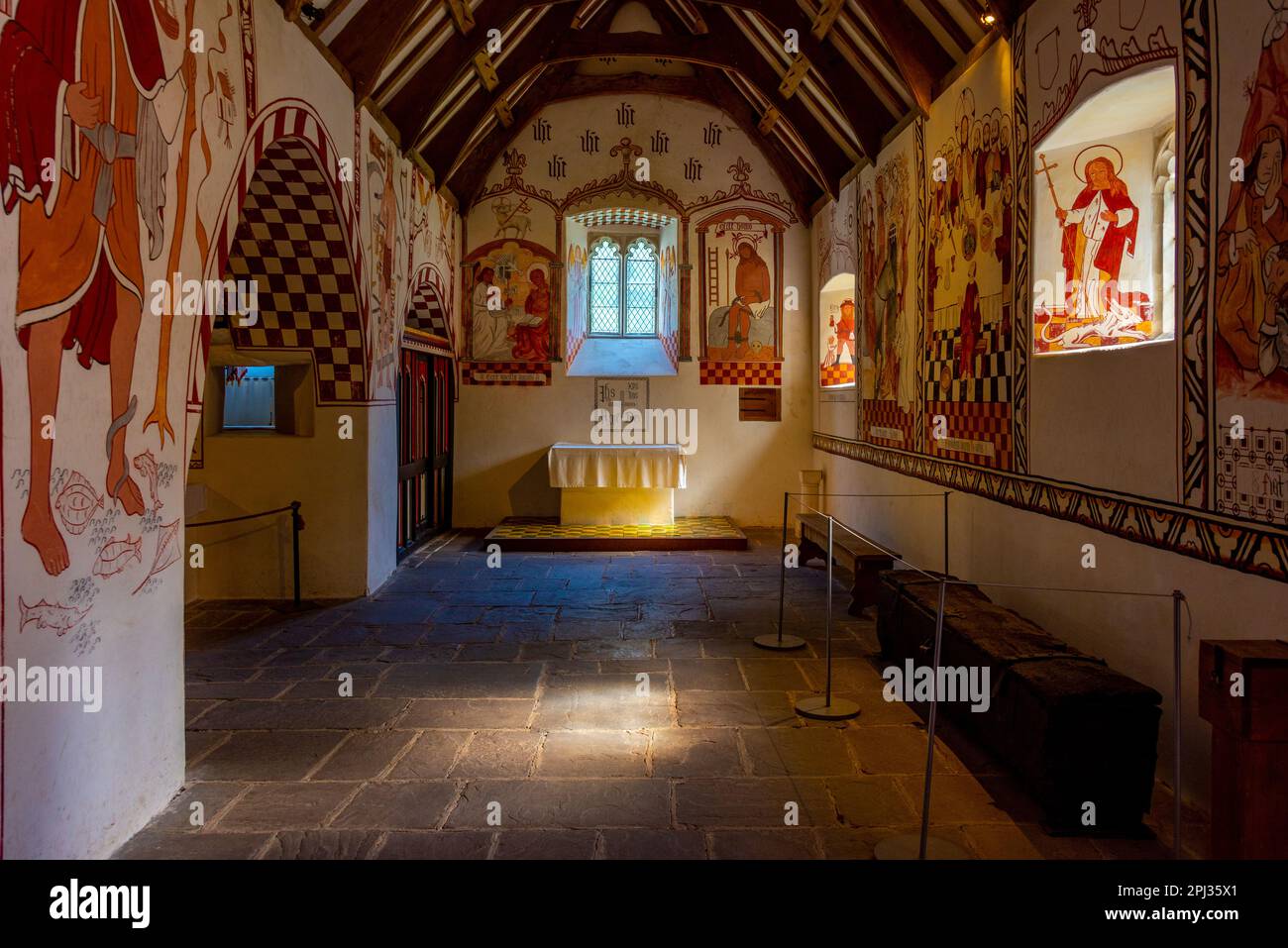 Cardiff, Wales, September 16, 2022: Interior of Saint Teilo's Church at ...