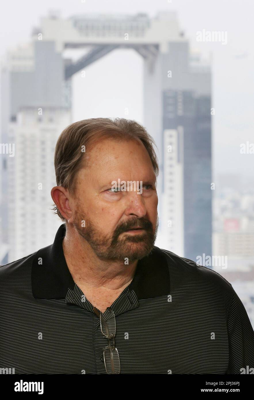 Randy Bass, an American former baseball player and politician, attends ...