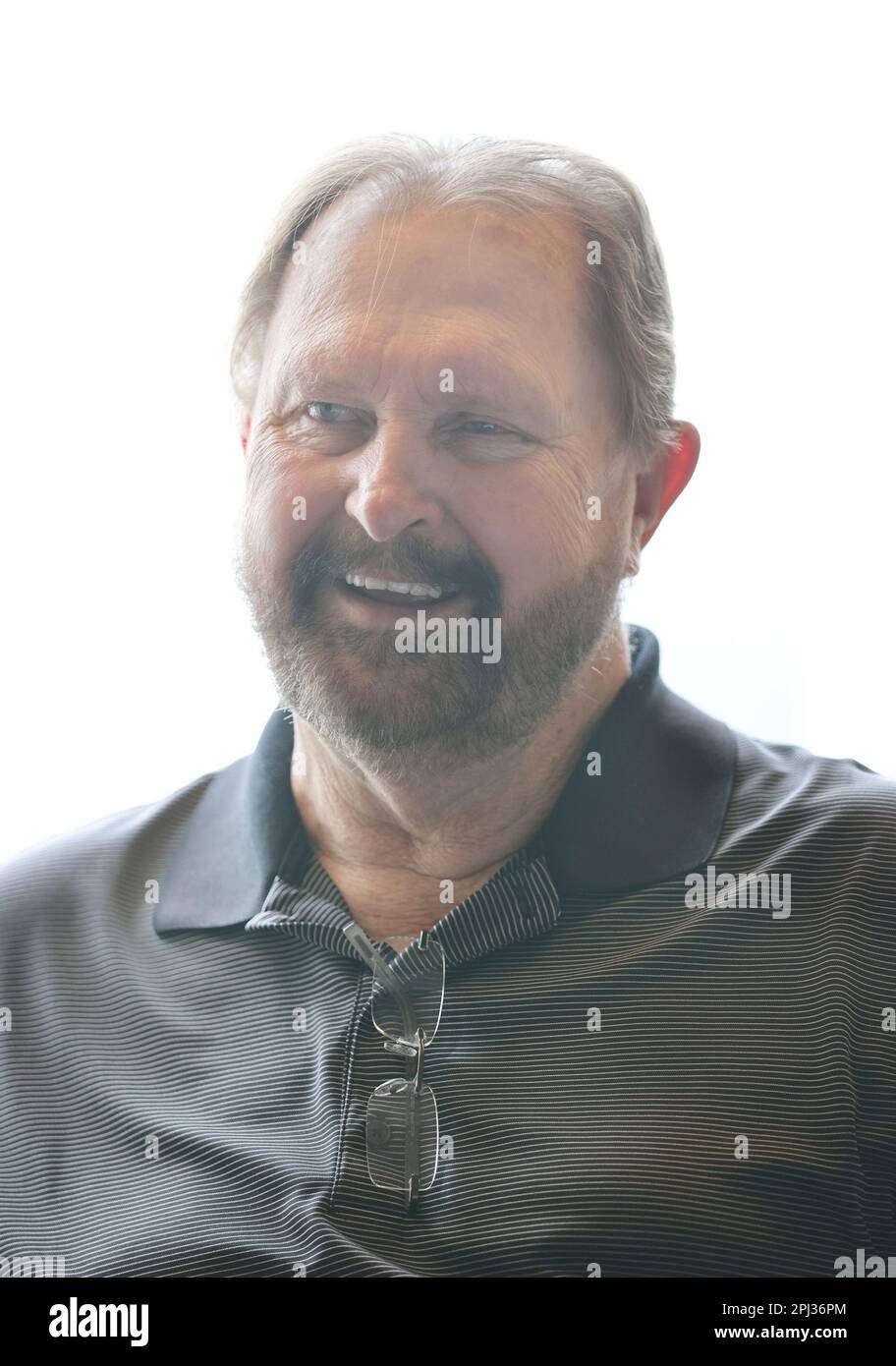 Randy Bass, an American former baseball player and politician, attends ...