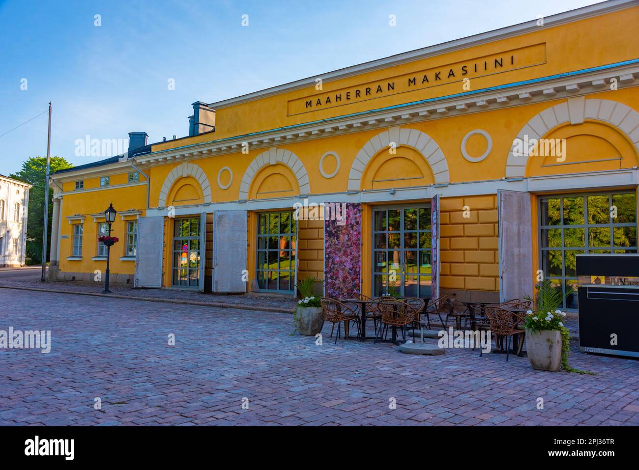 Turku, Finland, July 20, 2022: Maaherran Makasiini in Turku, Finland ...