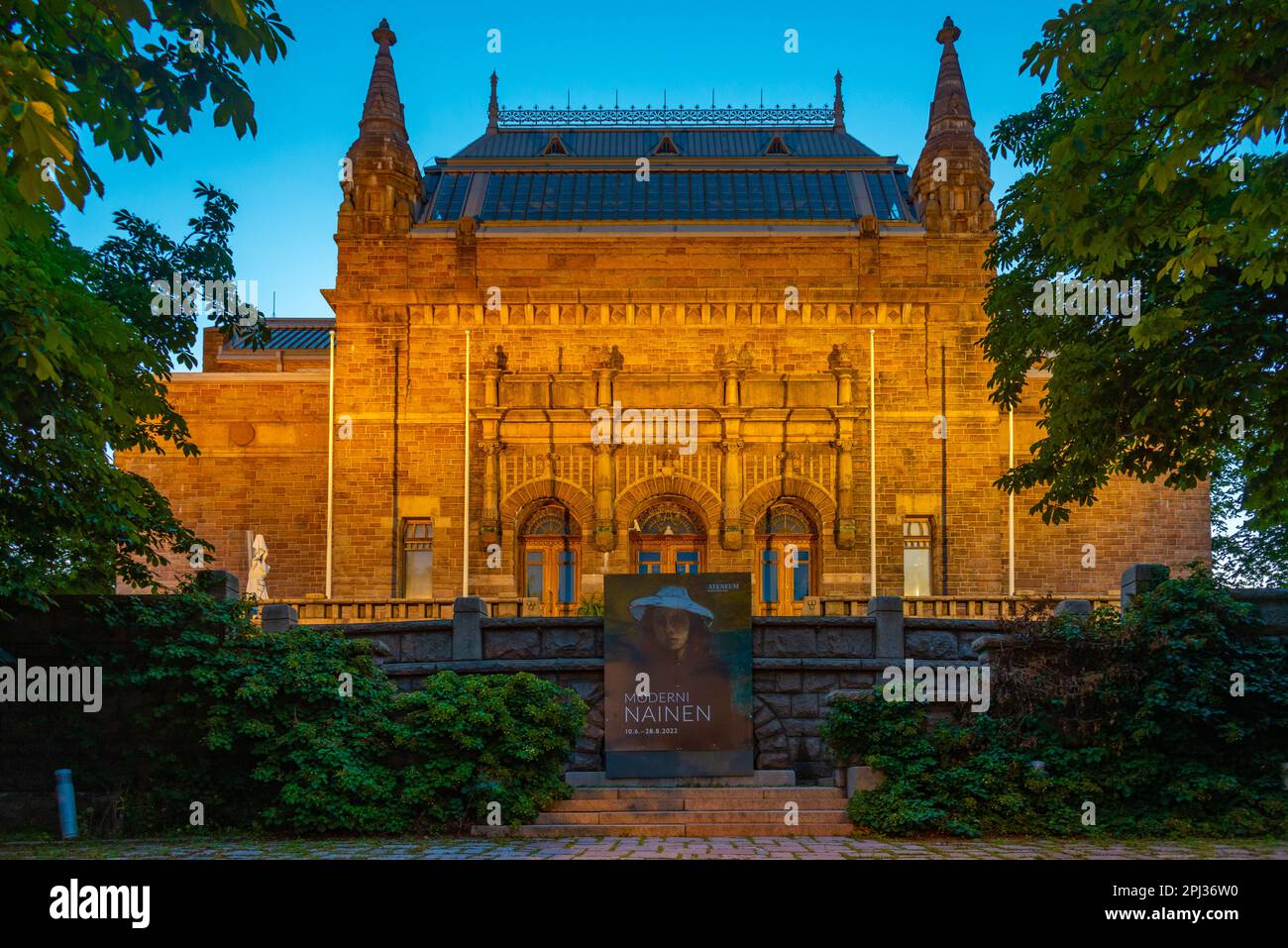 Turku, Finland, July 19, 2022: Sunset view of Turku Art Museum in ...