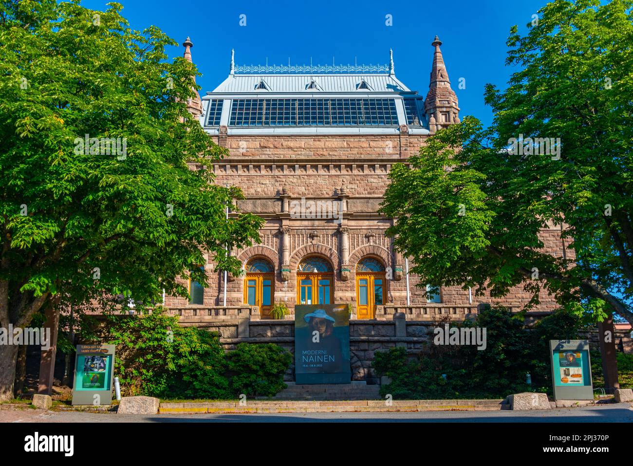Turku, Finland, July 20, 2022: View of Turku Art Museum in Finland ...