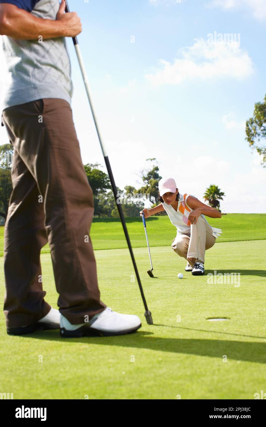 Position putt hi-res stock photography and images - Alamy