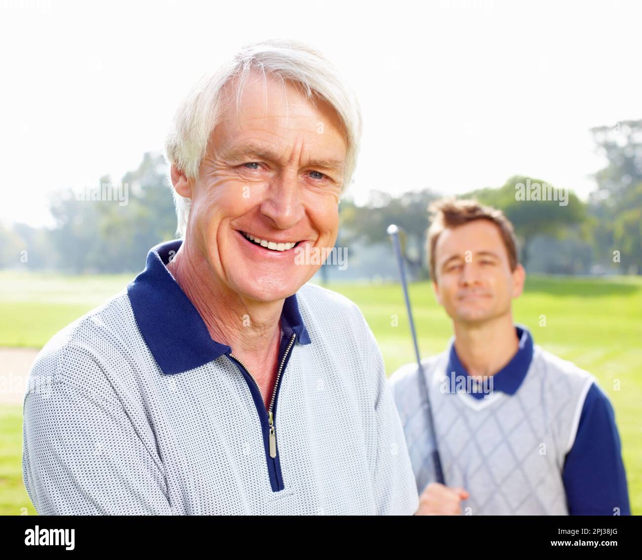 Old man golfer holding golf hi-res stock photography and images - Alamy