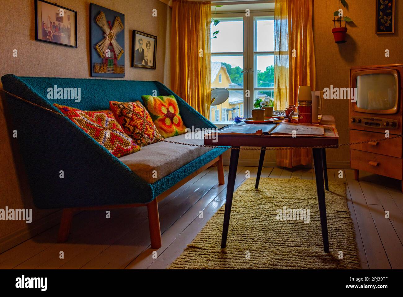 Fiskars, Finland, July 28, 2022: Interior of Residential buildings of ...