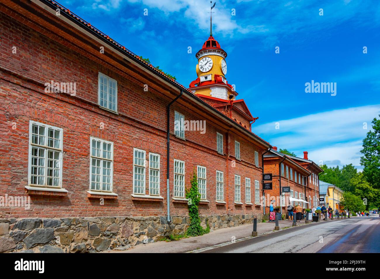 Fiskars, Finland, July 28, 2022: Main street at the old factory in ...