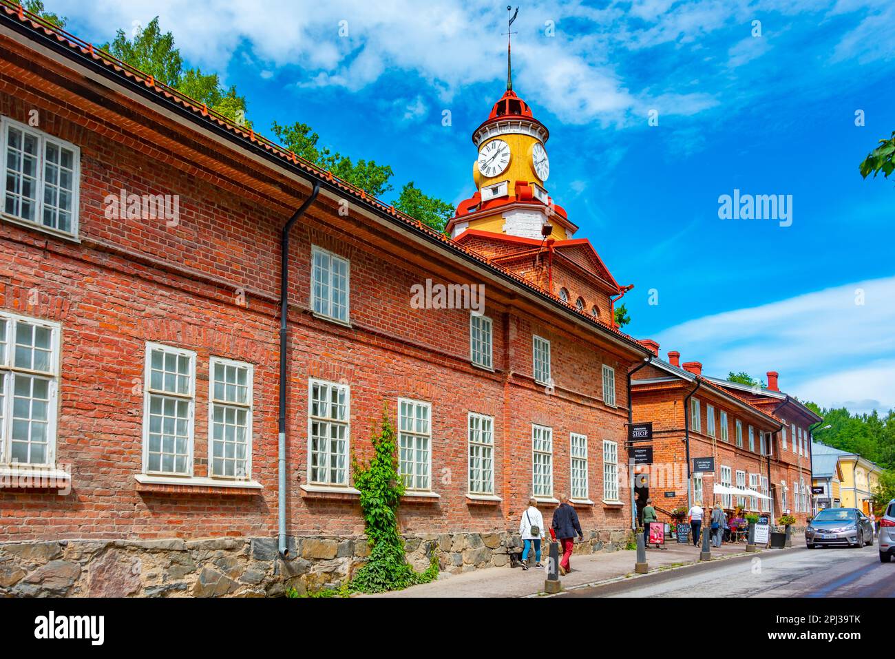 Fiskars, Finland, July 28, 2022: Main street at the old factory in ...