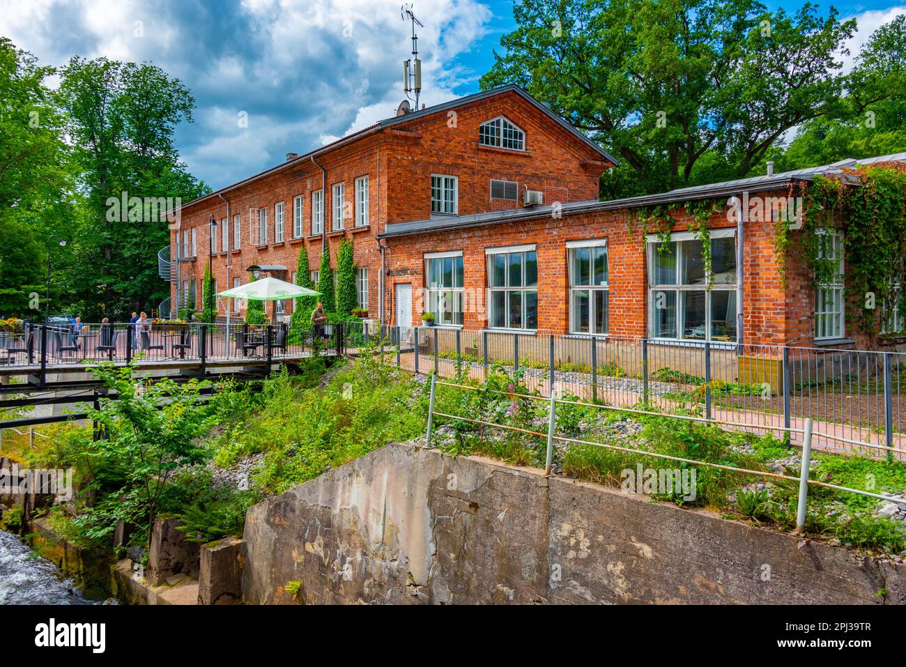 Fiskars, Finland, July 28, 2022: Brick building of old factory in ...