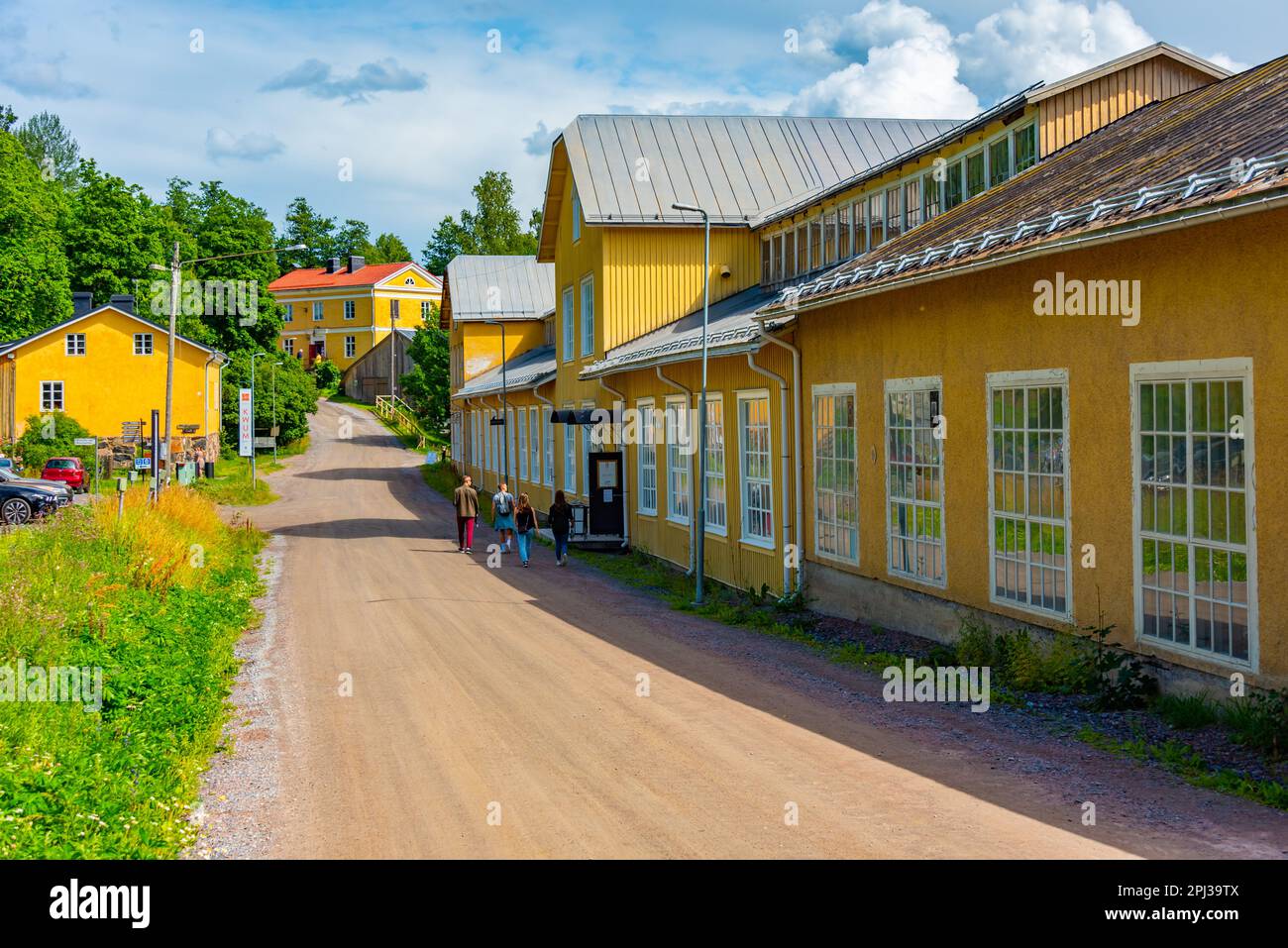 Fiskars, Finland, July 28, 2022: Brick building of old factory in ...
