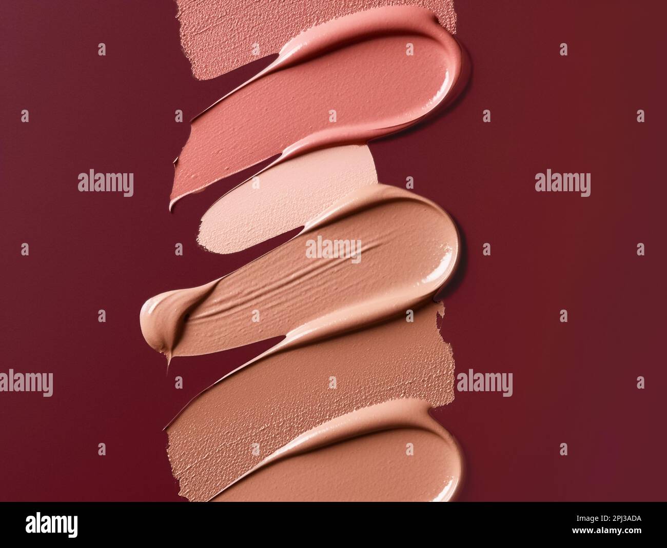 Makeup swatches skin hi-res stock photography and images - Alamy