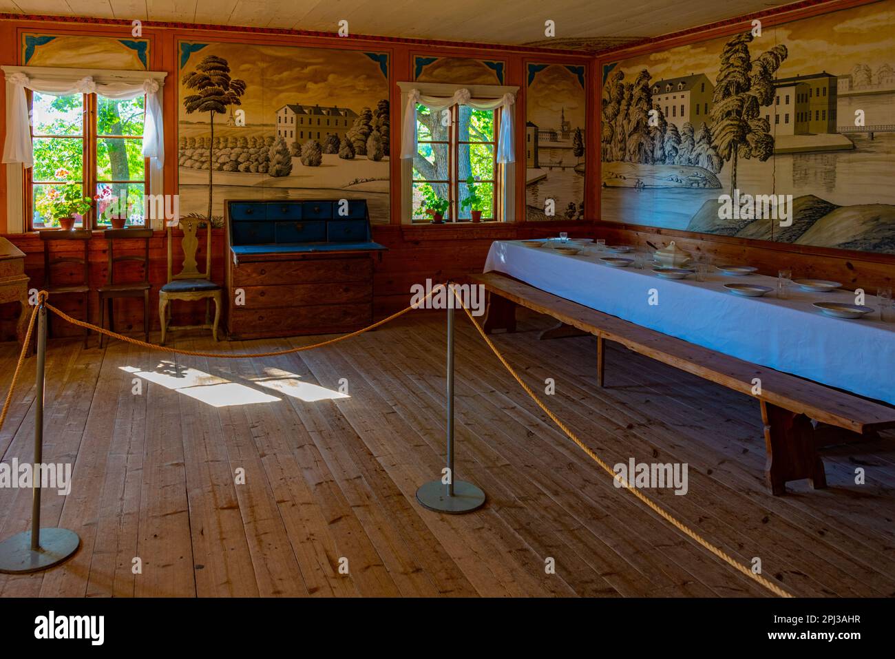 Log house inside finland hi-res stock photography and images - Alamy