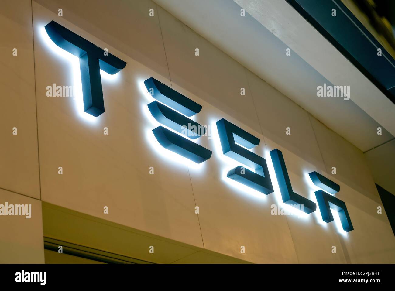 Tesla, Hong Kong, China Stock Photo - Alamy
