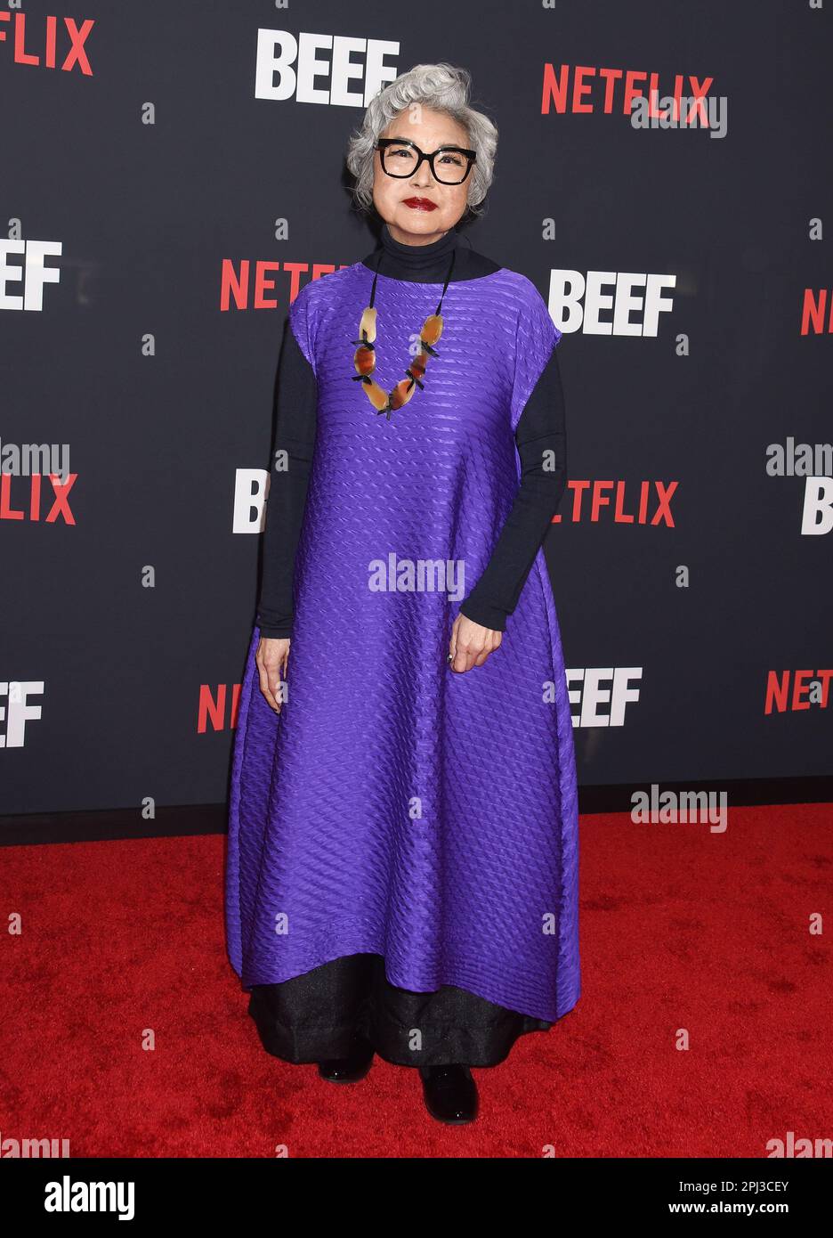 Patty Yasutake arriving to Netflix’s “BEEF” Los Angeles Premiere held ...