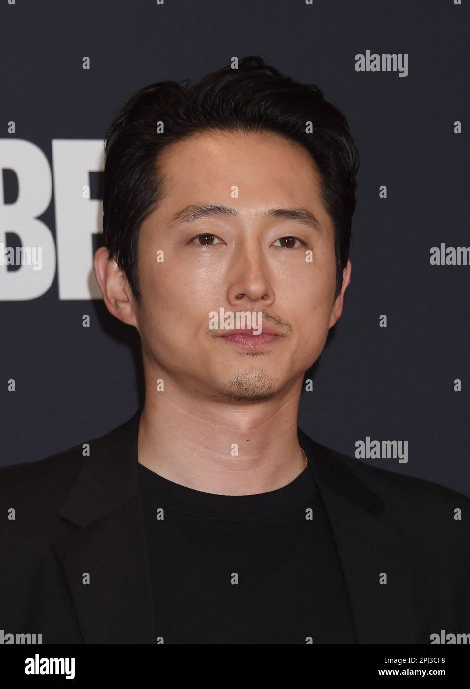 Steven Yeun arriving to Netflix’s “BEEF” Los Angeles Premiere held at ...