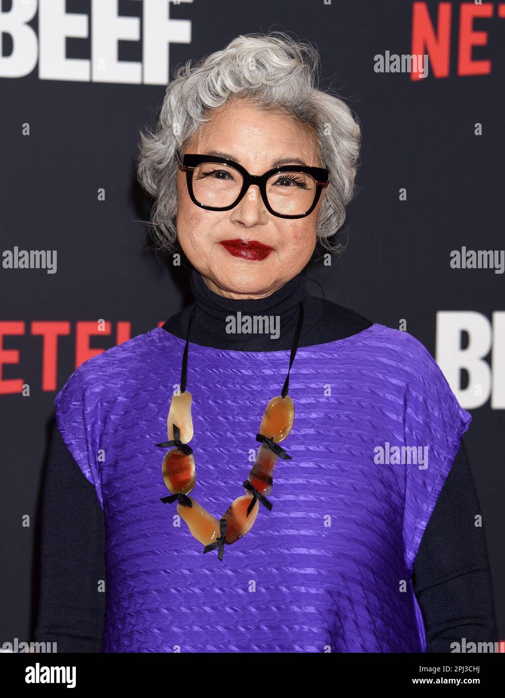 Patty Yasutake arriving to Netflix’s “BEEF” Los Angeles Premiere held ...