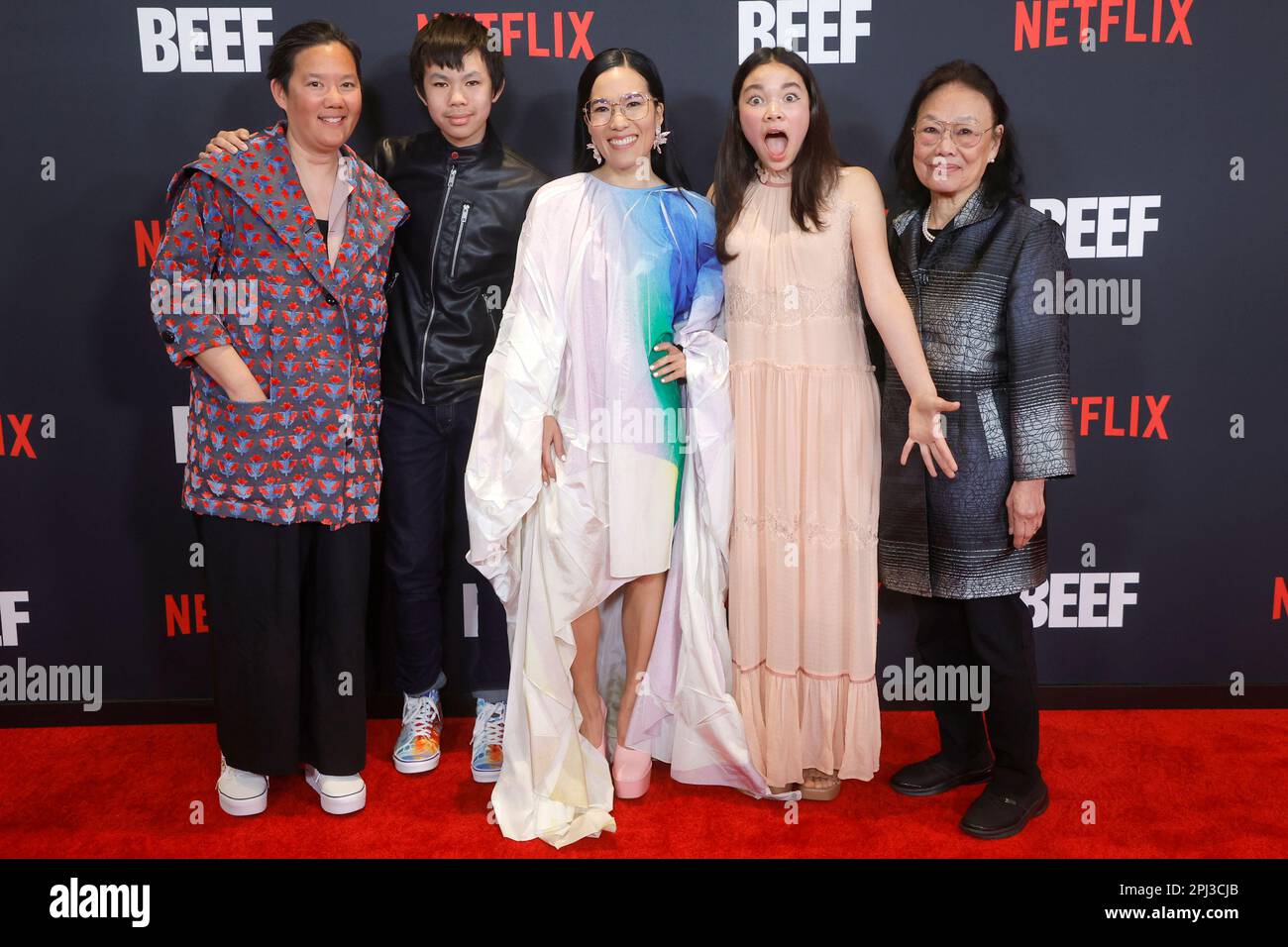 Los Angeles, California, USA. 30th Mar, 2023. Ali Wong with Family. Los ...