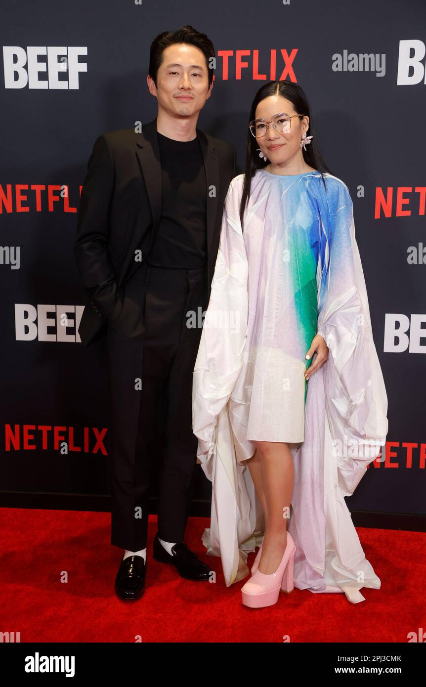 Los Angeles, California, USA. 30th Mar, 2023. Steven Yeun, Ali Wong. Los Angeles Premiere Of ...