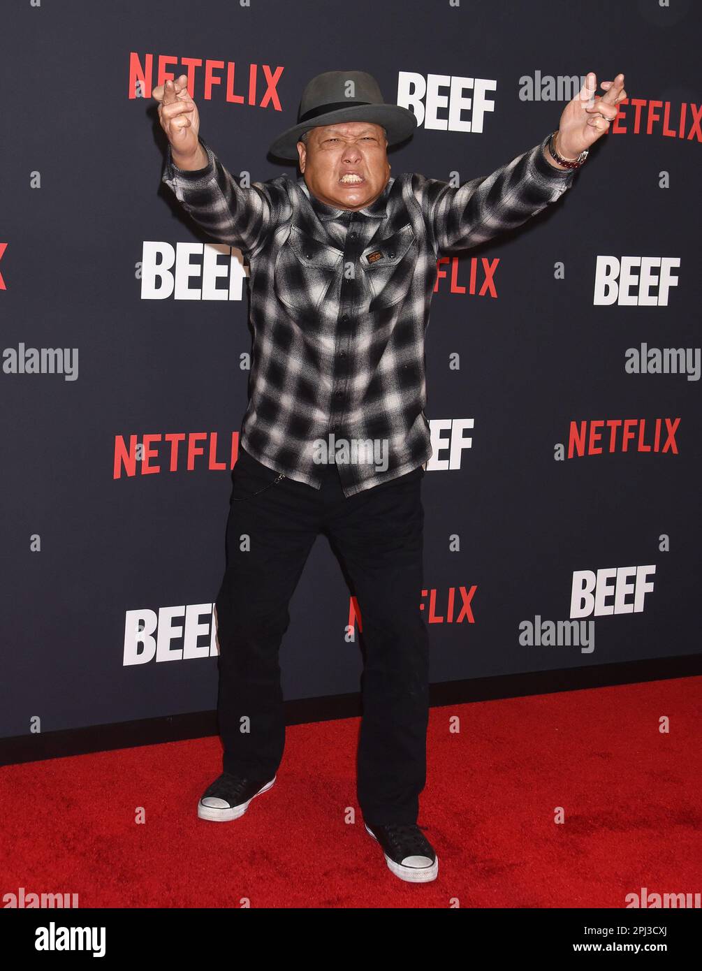 Kelvin Han Yee arriving to Netflix’s “BEEF” Los Angeles Premiere held ...