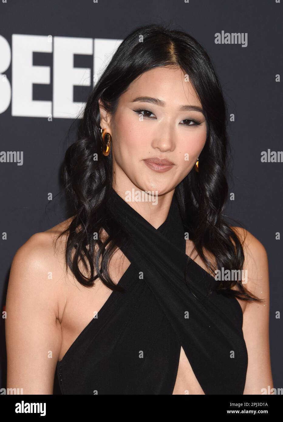 Andie Ju arriving to Netflix’s “BEEF” Los Angeles Premiere held at the Tudum Theater in Los ...