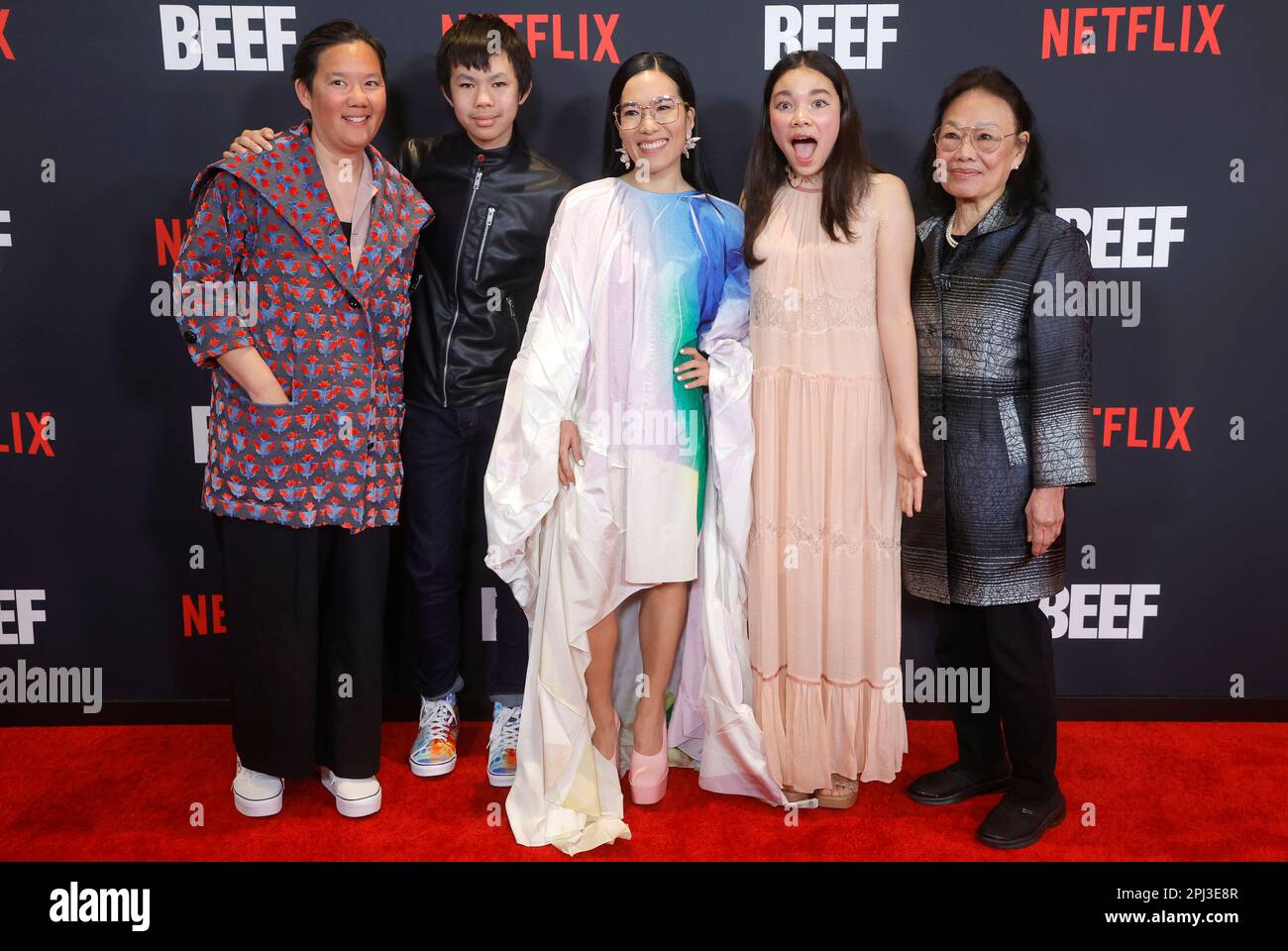 Los Angeles, California, USA. 30th Mar, 2023. Ali Wong with Family. Los ...