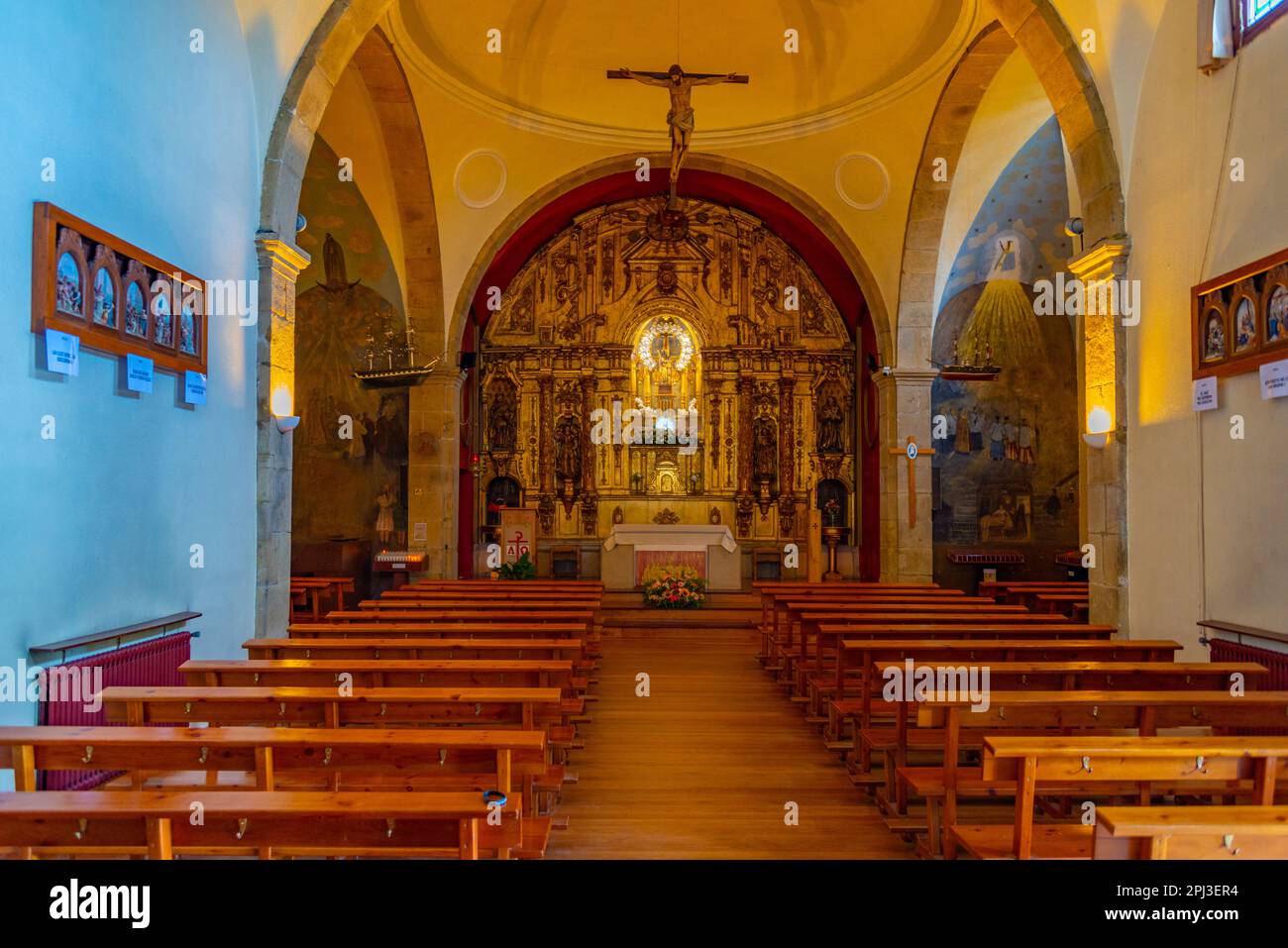 Irun, Spain, June 1, 2022: Hermitage of Guadalupe at Spanish town Irun ...