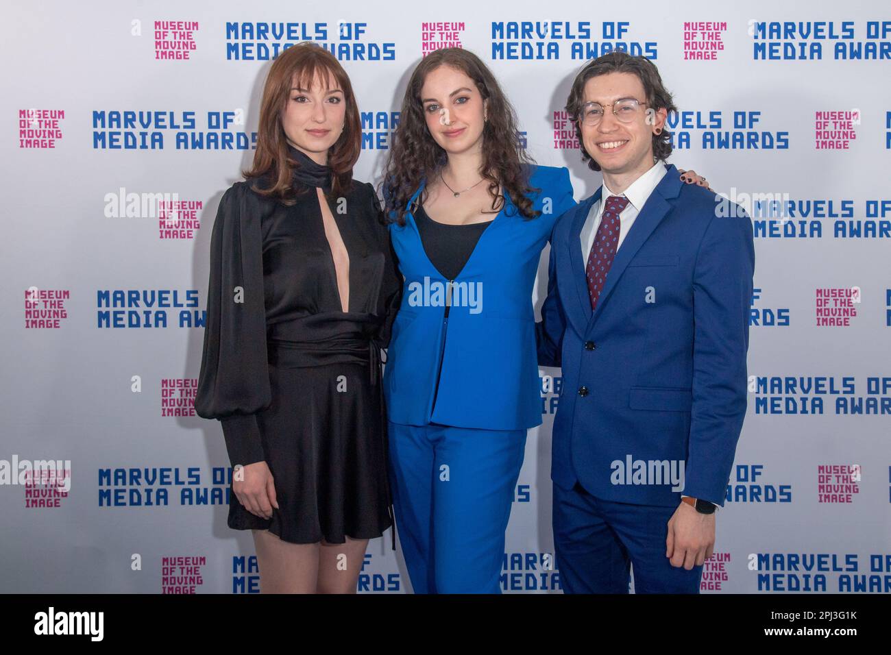 New York, United States. 30th Mar, 2023. Vanessa Burghardt (C) attends ...