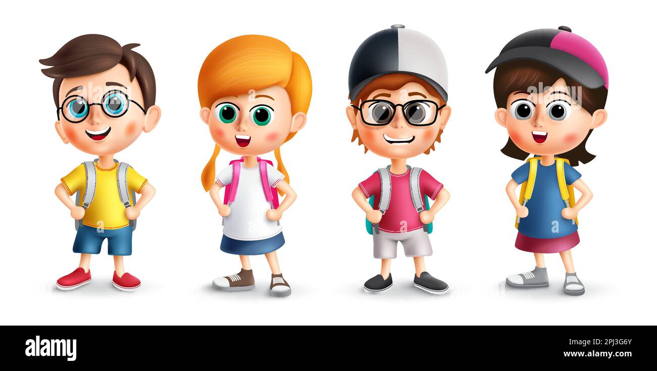 Children School Vector