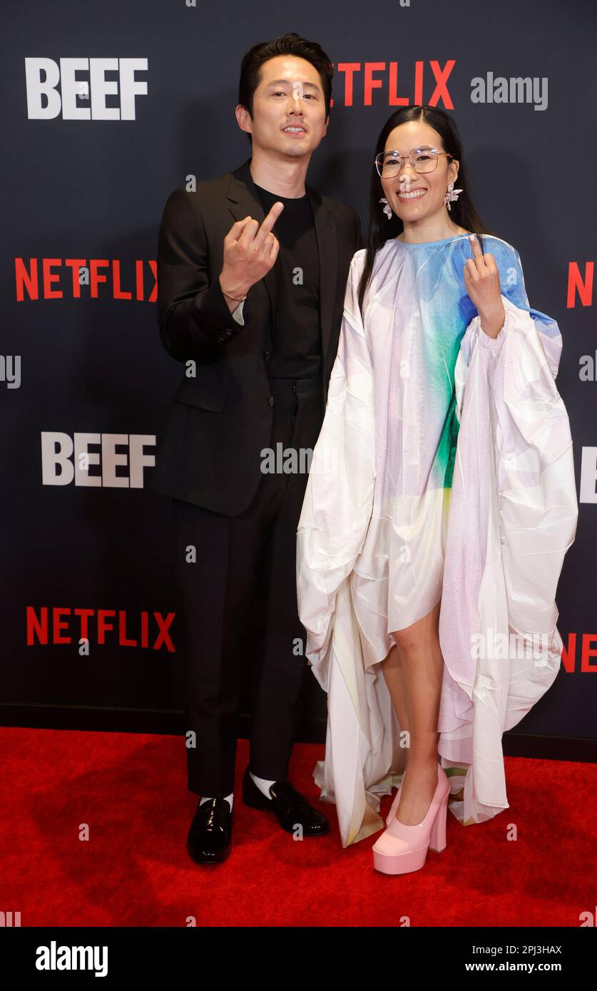 Los Angeles, California, USA. 30th Mar, 2023. Steven Yeun, Ali Wong. Los Angeles Premiere Of ...