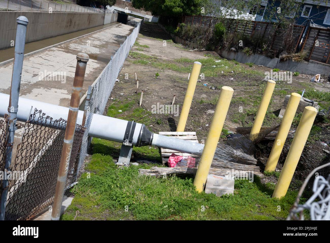 Los Angeles, California, USA. 30th Mar, 2023. Evidence of a homeless ...